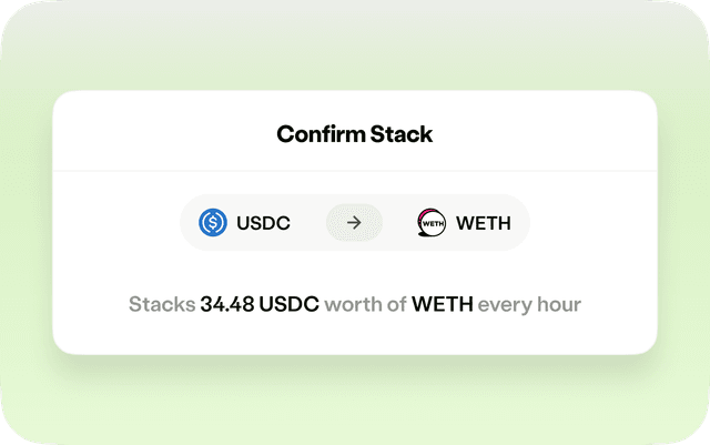 Stackly | Stack crypto over time.